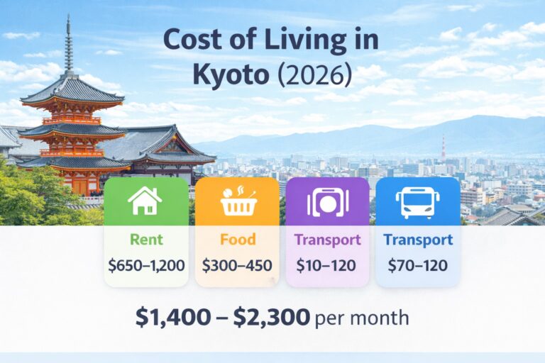 Cost of Living in Kyoto (2026 Guide): Rent, Food and Monthly Expenses ...