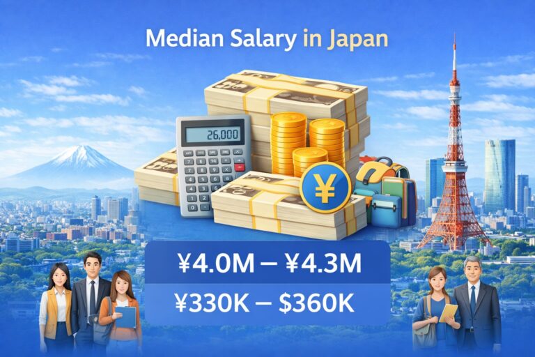 Median Salary in Japan (2026): What Most Japanese Actually Earn - Japan ...